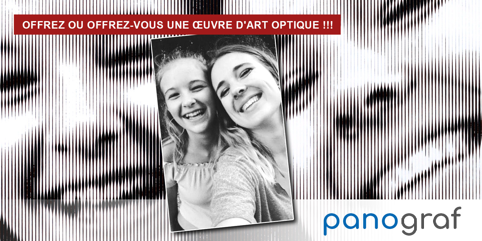 Offrez vous un panograf votre photo préférée gravée sur bois